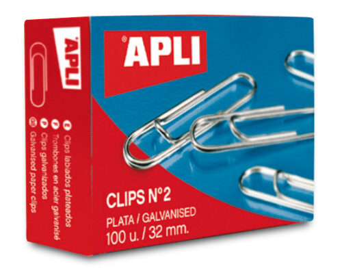 APLI GALV. Συνδετηρες Nº2 32mm 100τεμ – APLItoys